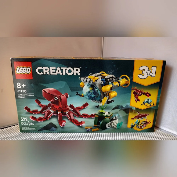 Lego | Toys | Lego Creator 3in 3113 Sunken Treasure Mission | Poshmark